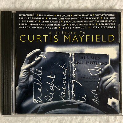 Curtis Mayfield Tribute CD Soul Various Artists 80s 17 Song Compiled ...