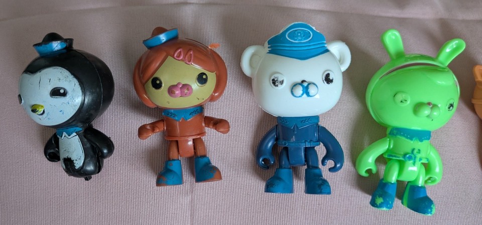 Octonauts Figures Magazine Plastic Toys Kwazii Tweak Meomi Dashi ...