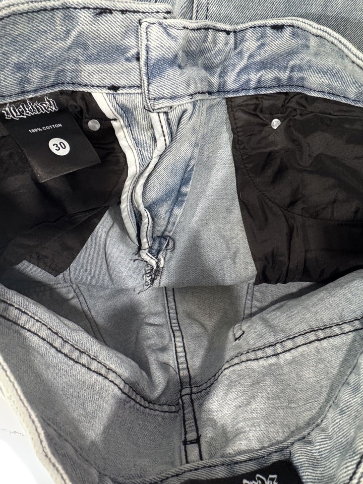 Nickitten West Coast Choppers Baggy Skate Jeans Size 30x26 NEW! | eBay