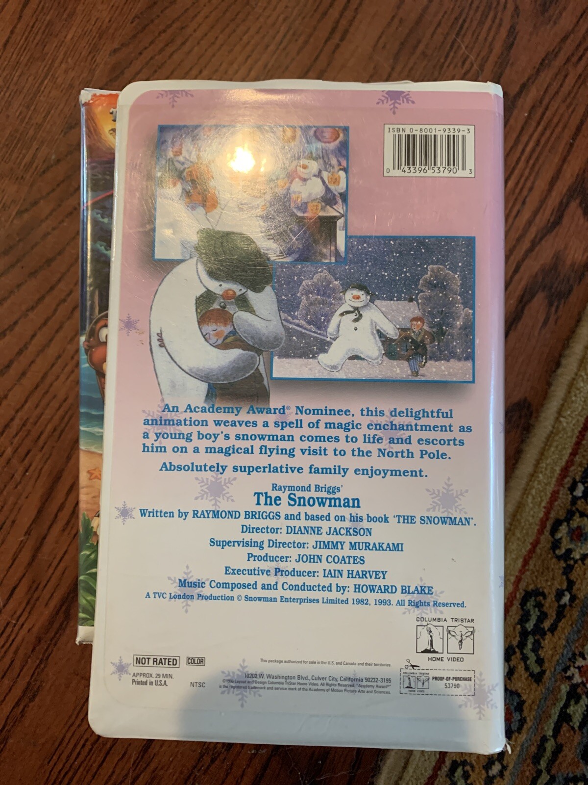 The Snowman (VHS, 1996) 43396537903| eBay