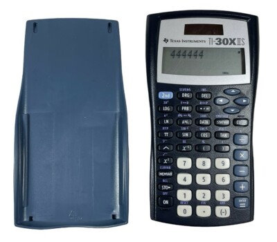 Texas Instruments TI-30XIIS Scientific Calculator Tested WORKS w Cover ...