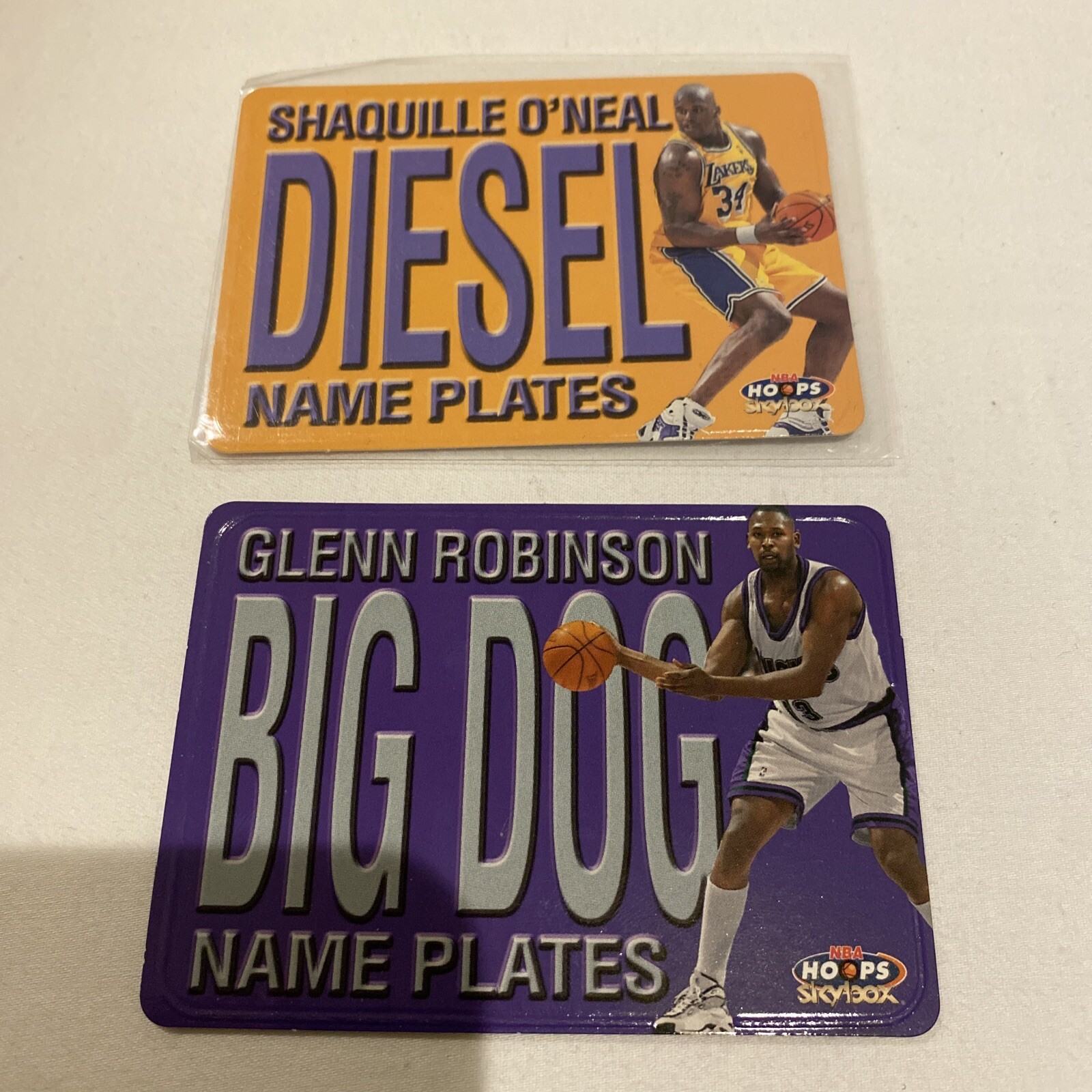 Shaquille O'Neal 1999-00 Skybox Name Plates DIESEL Glen Big Dog ...