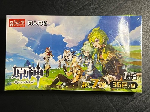 Genshin Impact Premium Trading Card Game Booster Box CCG TCG Collei 36 ...