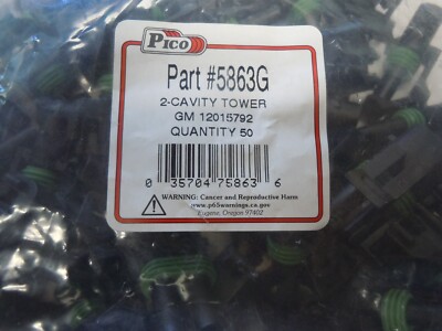 PICO Wiring 5863G - Pico GM Weather pack Housings. Lot of 10 pieces | eBay