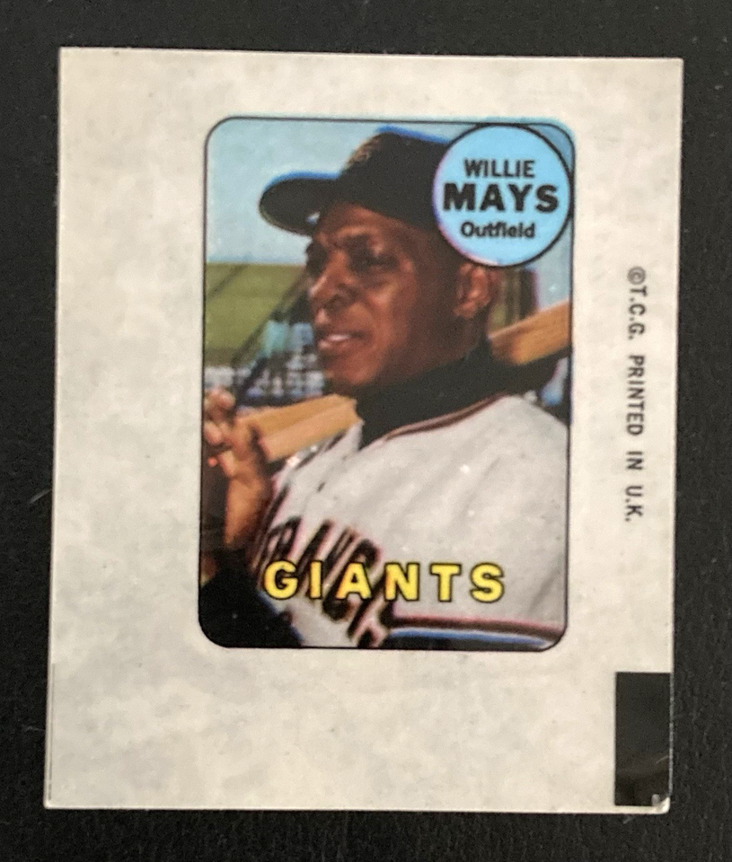 1969 Topps Baseball Decals Lot of 6 EX-EXMINT Stars Rose Mays Frank ...