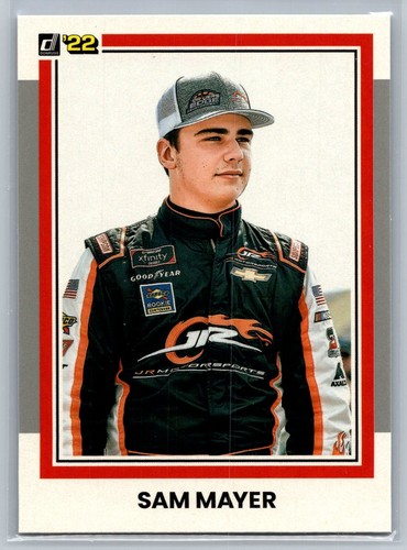 2022 Donruss Silver Sam Mayer #170 JR Motorsports | eBay