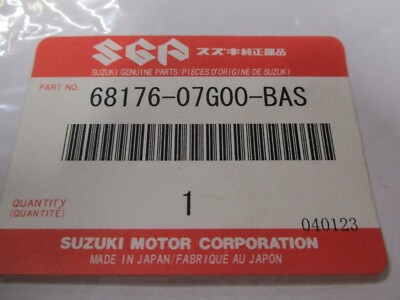 Suzuki OEM New LH Rear fender graphic decal 68176-07G00-BAS | eBay