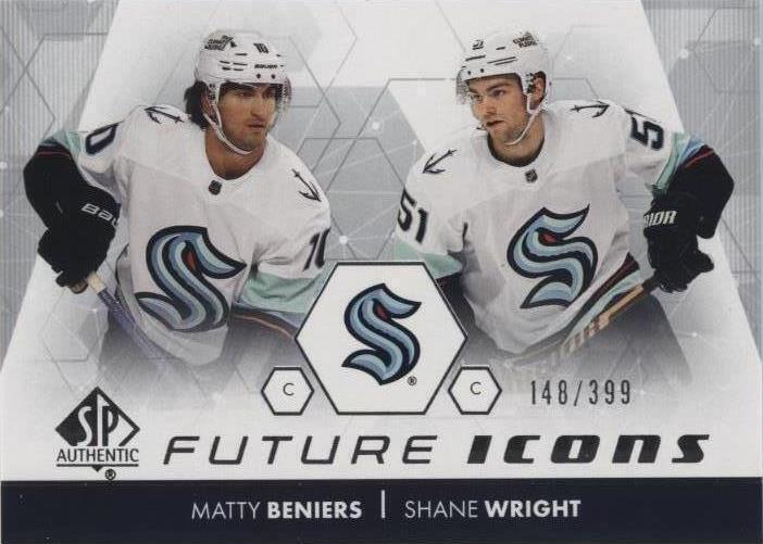2022-23 SP Authentic - Future Icons Matty Beniers, Shane Wright #FI-24 ...