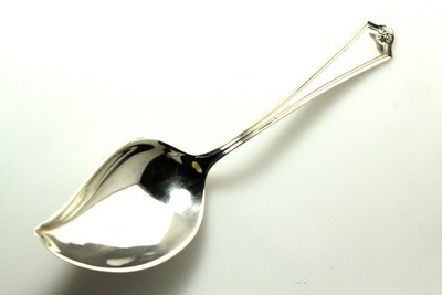 Antique 925 Sterling Silver Curved Tip Jelly Spoon 24.7 Grams (ANT3016 ...
