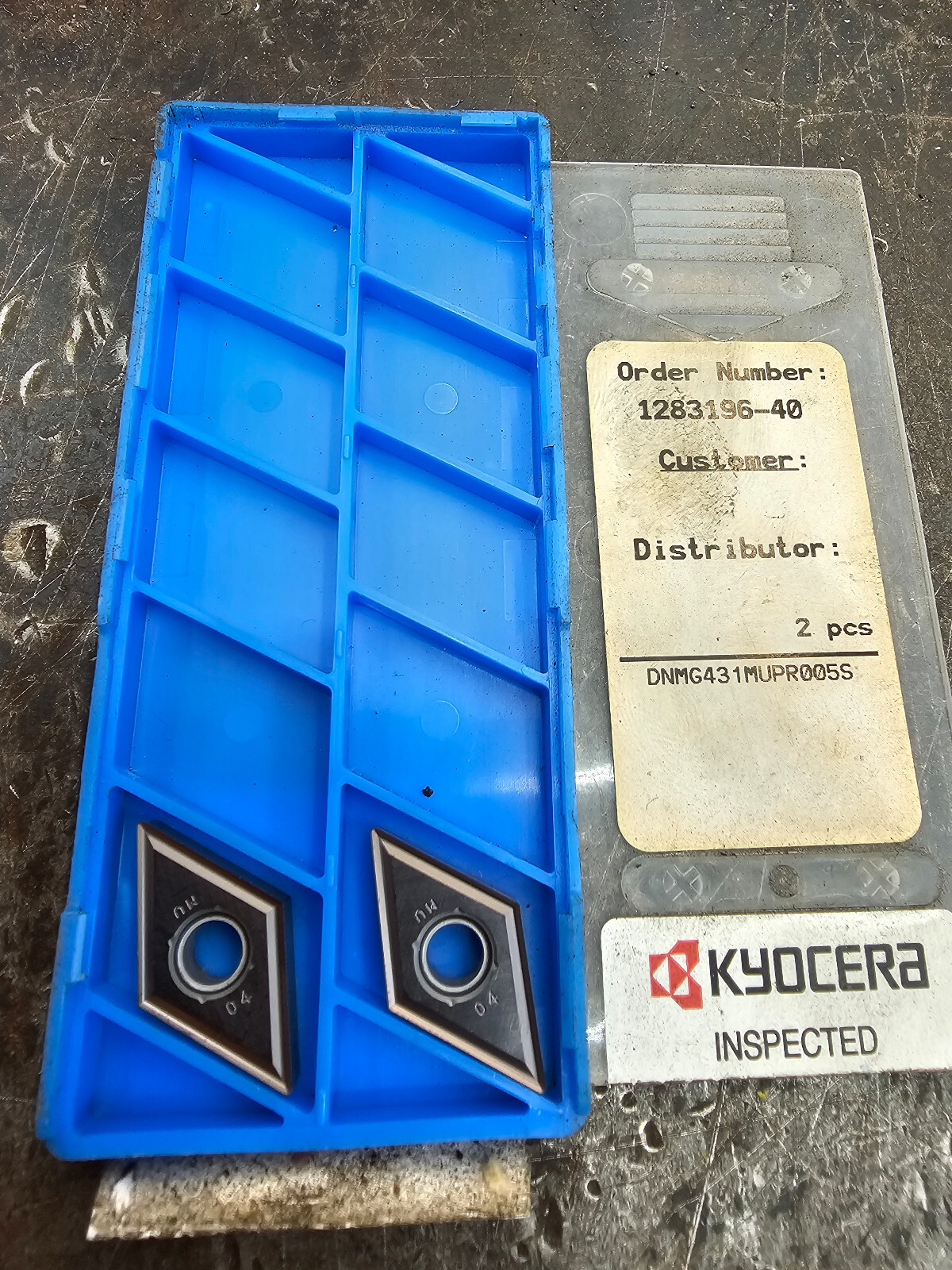 Qty 2 Kyocera DNMG 431 MU DNMG431MU PR005S Grade Carbide Inserts | eBay