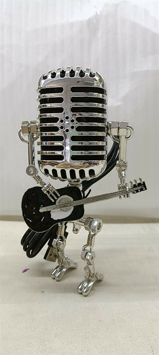 Vintage Microphone Robot Desk Lamps