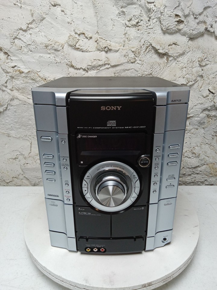 Sony Compact Disc Deck Receiver HCD-GX450 W/ remote -Cleaned & Tested ...