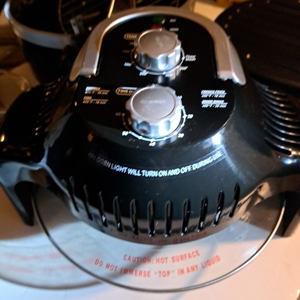 Cooklite Air Fryer With Extender Ring 9349 Intertek 1000 W. Barely Used ...