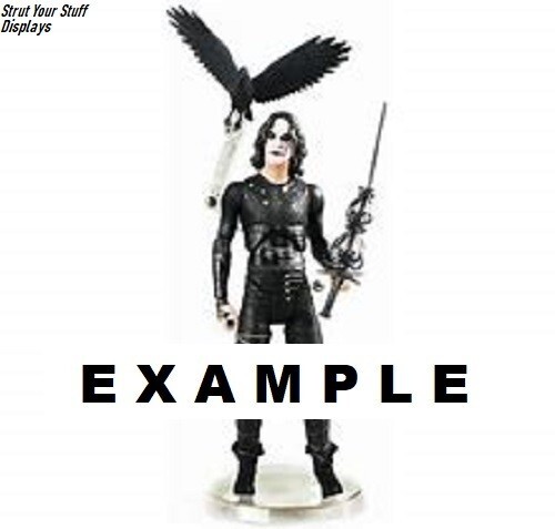 1 dozen KAISER #1101 WHITE STANDS Fit 6"- 7" tall ACTION FIGURES many ...