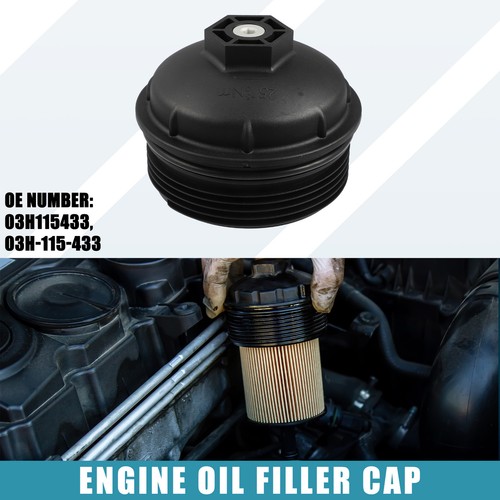 No.03H115433 Engine Oil Filter Housing Cover Cap for VW Atlas 3.6L V6 ...