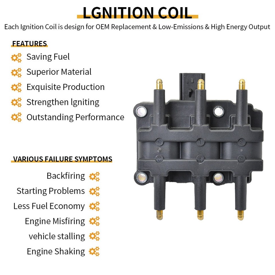 For Dodge Caravan Grand Caravan 3.3L V6 6X Spark Plugs + Wire Set ...