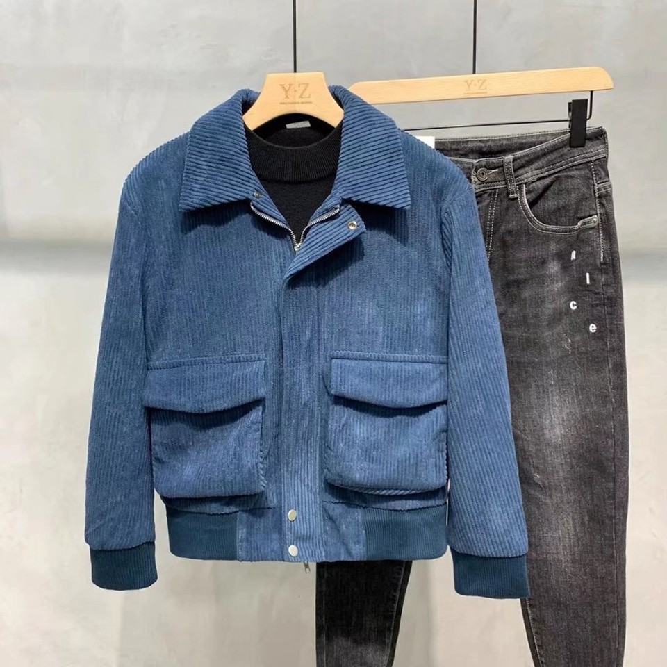 Size Chart Reference Corduroy Jacket Spring Autumn Regular Length ...
