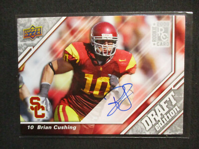 2009 Upper Deck Draft Edition Autograph #61 Brian Cushing USC | eBay