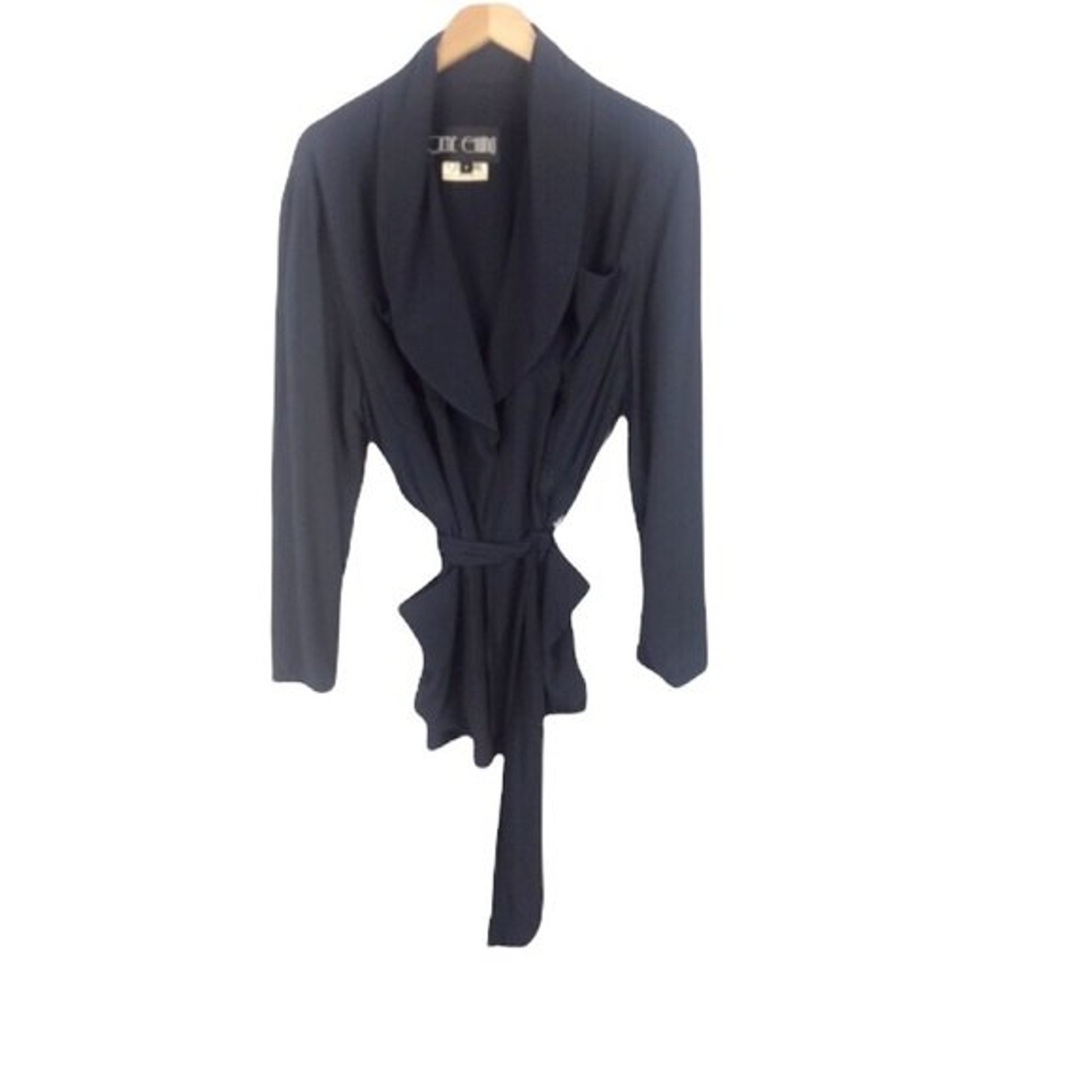 GENE EWING 80's Vintage Draped Jacket Navy S - Gem