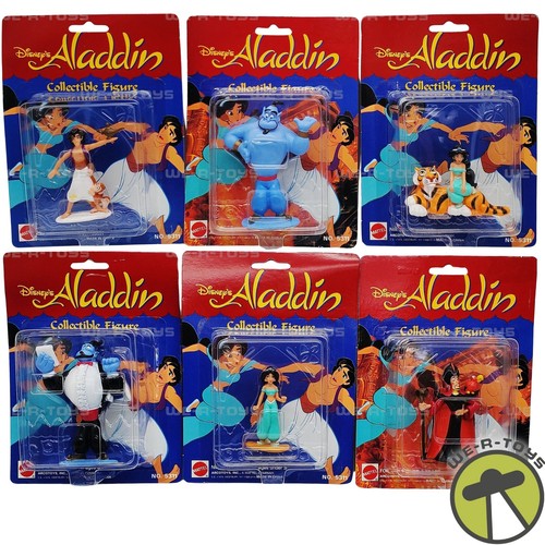 Disney's Aladdin Collectible Figures Set of 6 Vinyl Figures 1992 Mattel ...