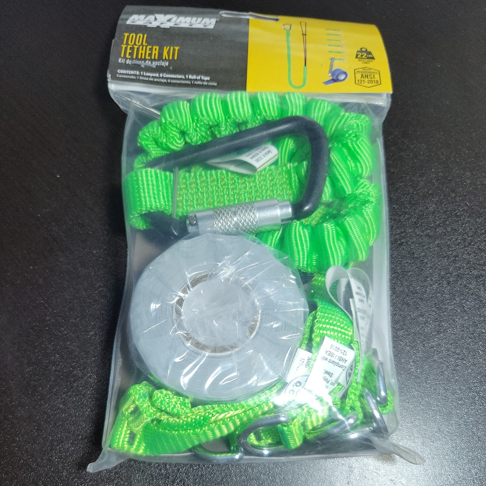 MAXIMUM SAFETY Tool Tether Connector Kit With Binding Tape | eBay