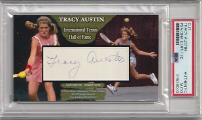Tracy Austin Tennis Wimbledon HOF signed autograph PSA DNA | eBay