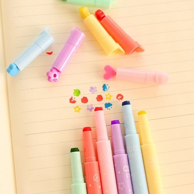 Plastic Highlighters Pen Journal Diary Decoration Highlighter Cute ...