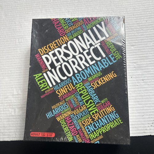 Personally Incorrect Game Adult Party Game New Sealed - Great GAme ...
