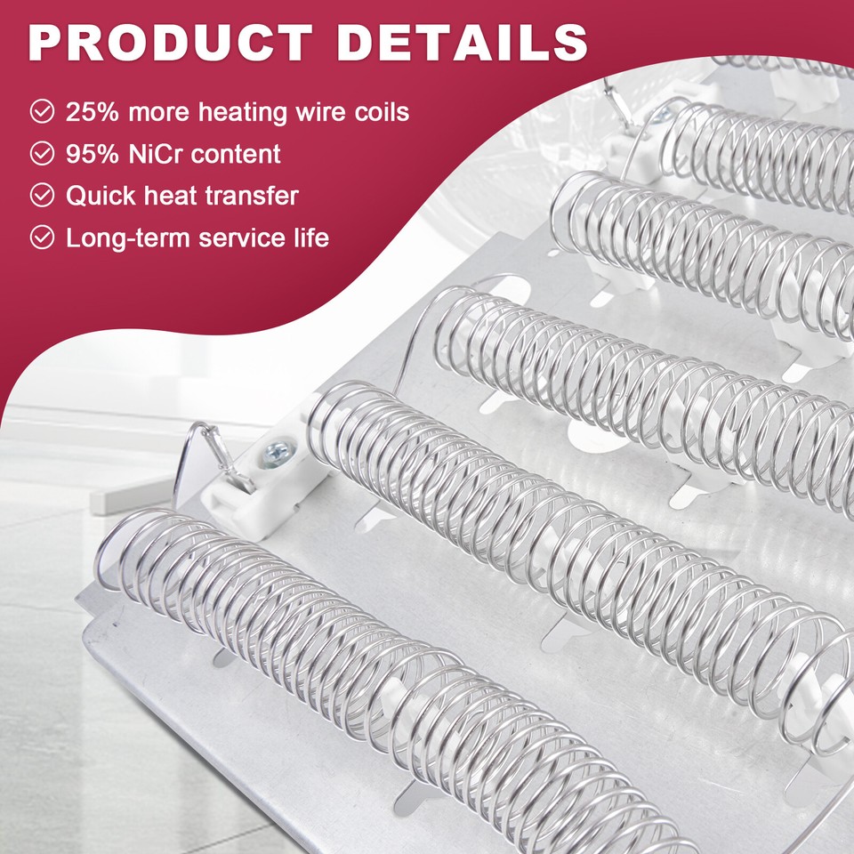 503978 Dryer Heating Element Kit Fit For Amana Speed Queen Dryer Parts ...