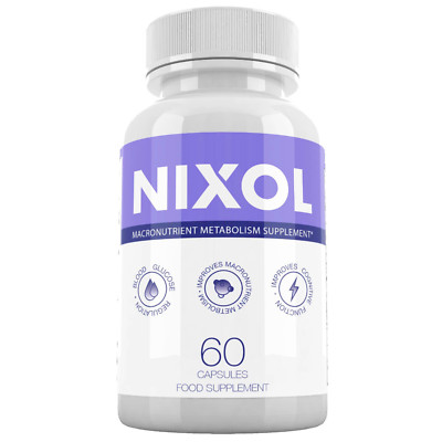 NIXOL Macronutrient Metabolism Supplement | 1 Month Supply | 60 ...