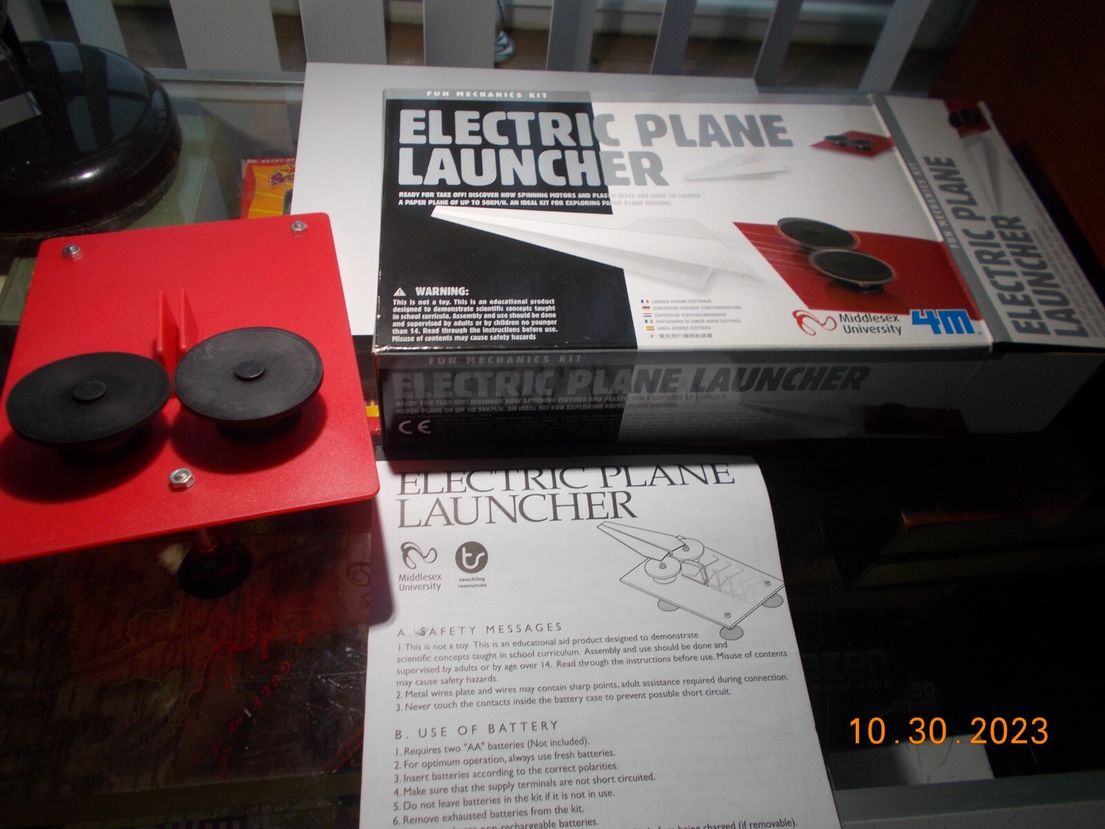 Electric Plane Launcher Kit Spinning Motors 4M MPN 3640 for sale online ...