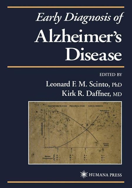 Early Diagnosis of Alzheimer's Disease von Kirk R. Daffner Leonard F. M ...