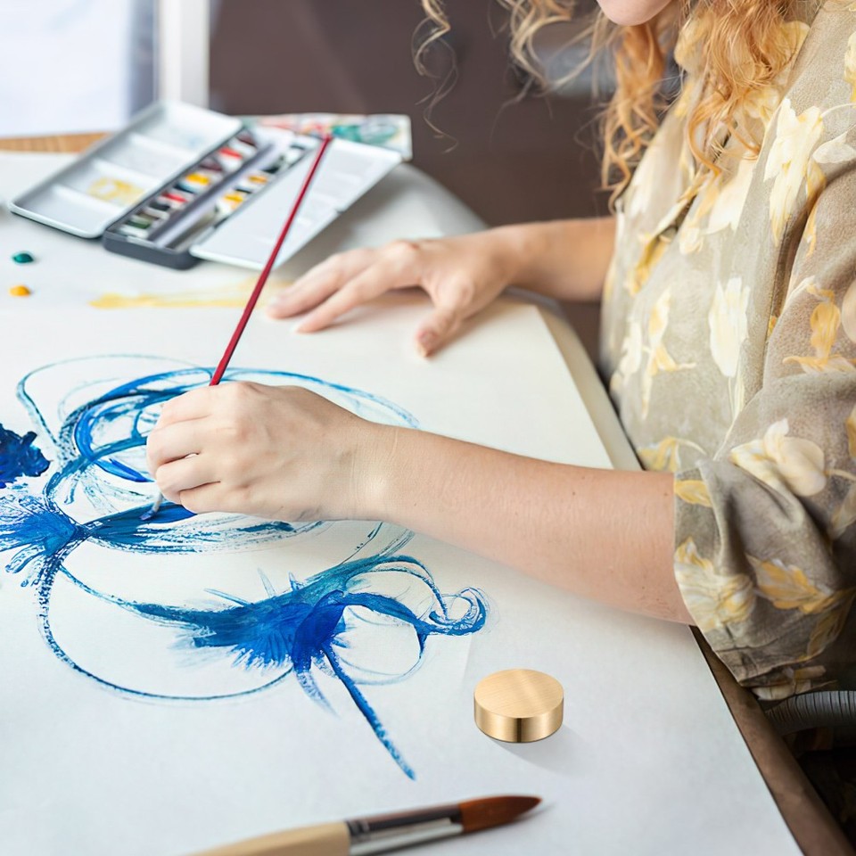 1PC Calligraphy Brass Paperweight Stationery Painting Writing ...