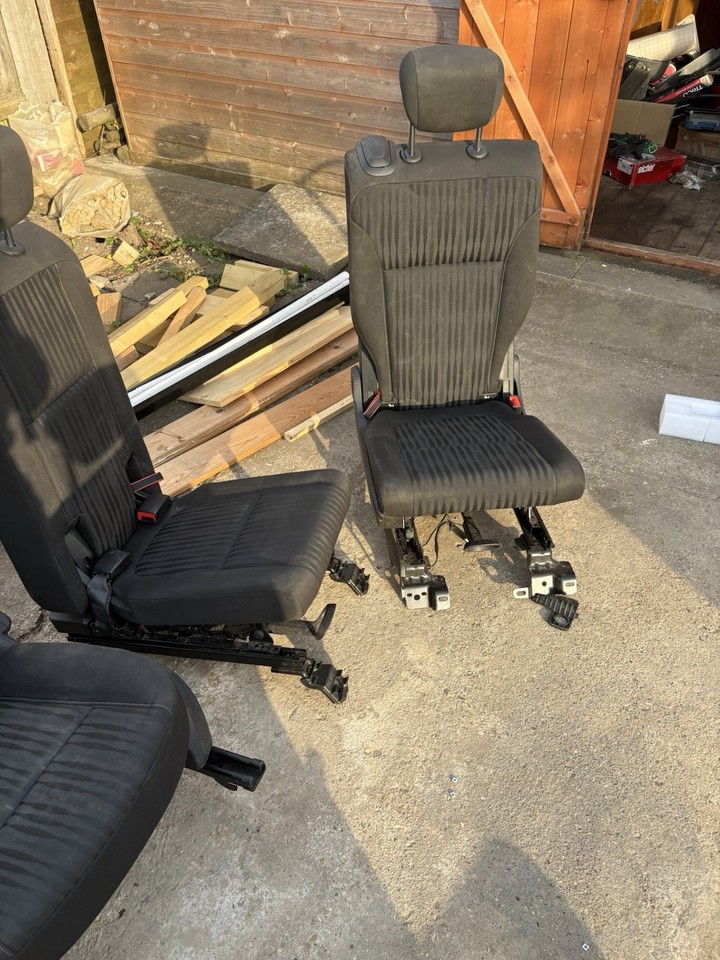Vauxhall Zafira - Black Car seats - Complete set of five seats | eBay UK