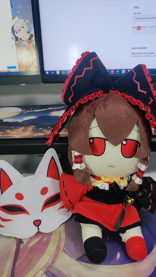 TouHou Project Fumo 20CM Plush Hakurei Reimu Toy Doll Christmas Gift | eBay