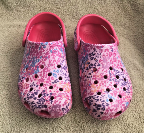 Crocs Classic Clog - Women’s Size 8 - Rare Floral Design - UNIQUE!!! | eBay