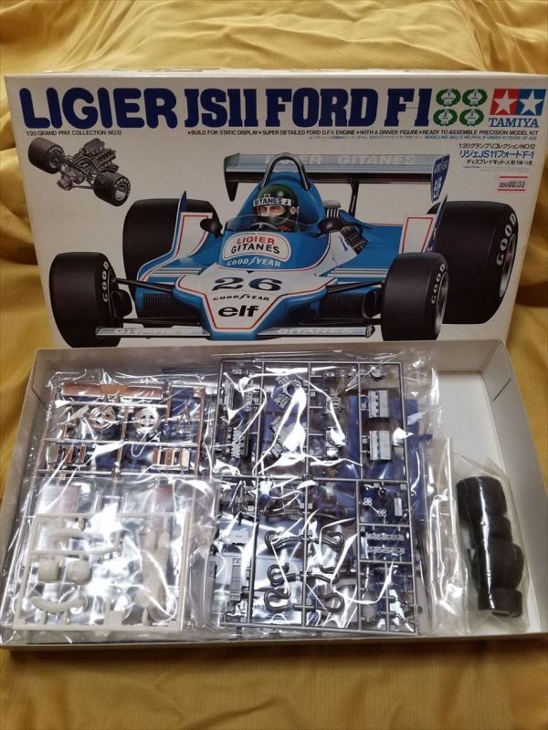 TAMIYA LIGIER JS11 FORD F1 Liger plastic model car out of print 1979 ...