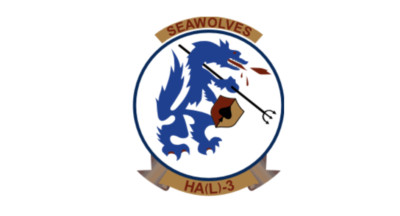 4" us navy hal-3 helicopter attack squadron seawolves sticker decal usa ...