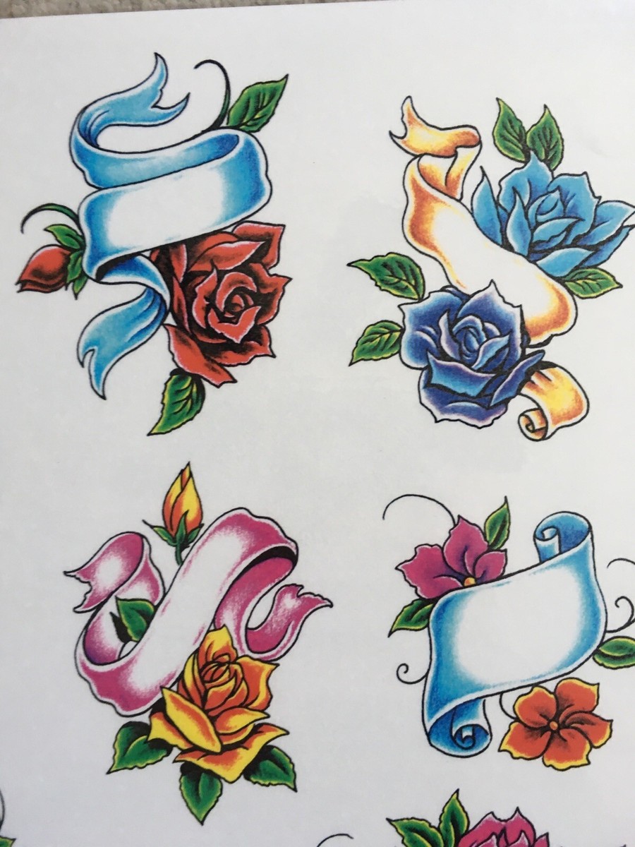Traditional Rose With Banner Flash