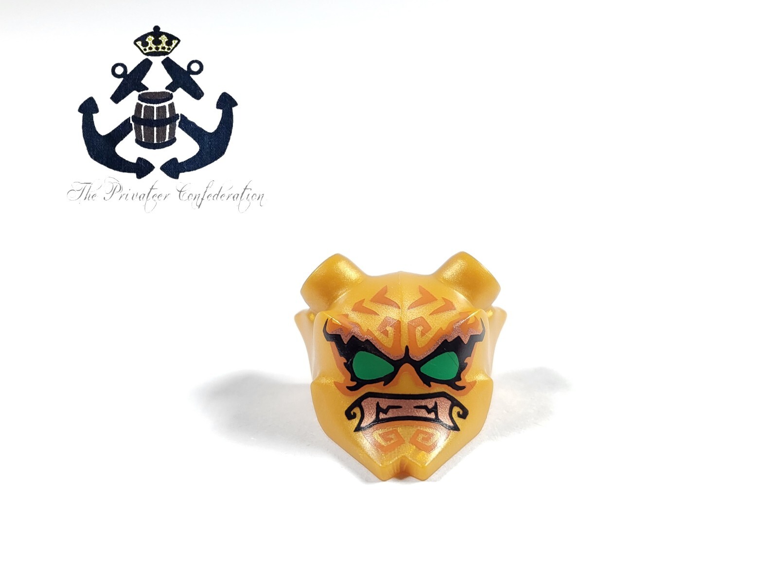 LEGO Ninjago Crystalized Minifigure Pearl Gold Mask Ninjago Lloyd Oni ...