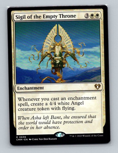 1x MTG - Sigil of the Empty Throne (0836) - Commander Masters - CMM ...