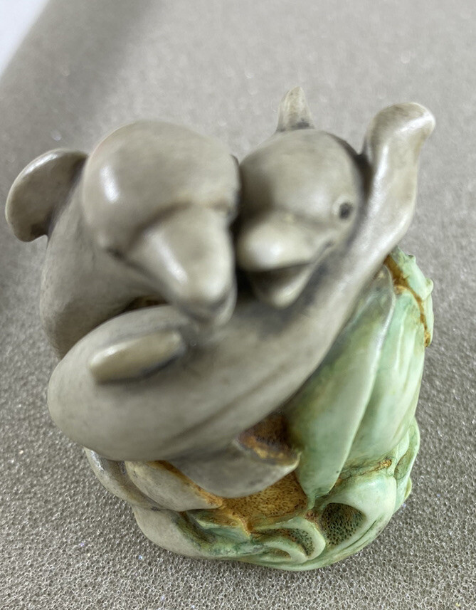 Harmony Kingdom Frog Mouse Dolphin Royal 3 Figures Mini Stash Trinket ...