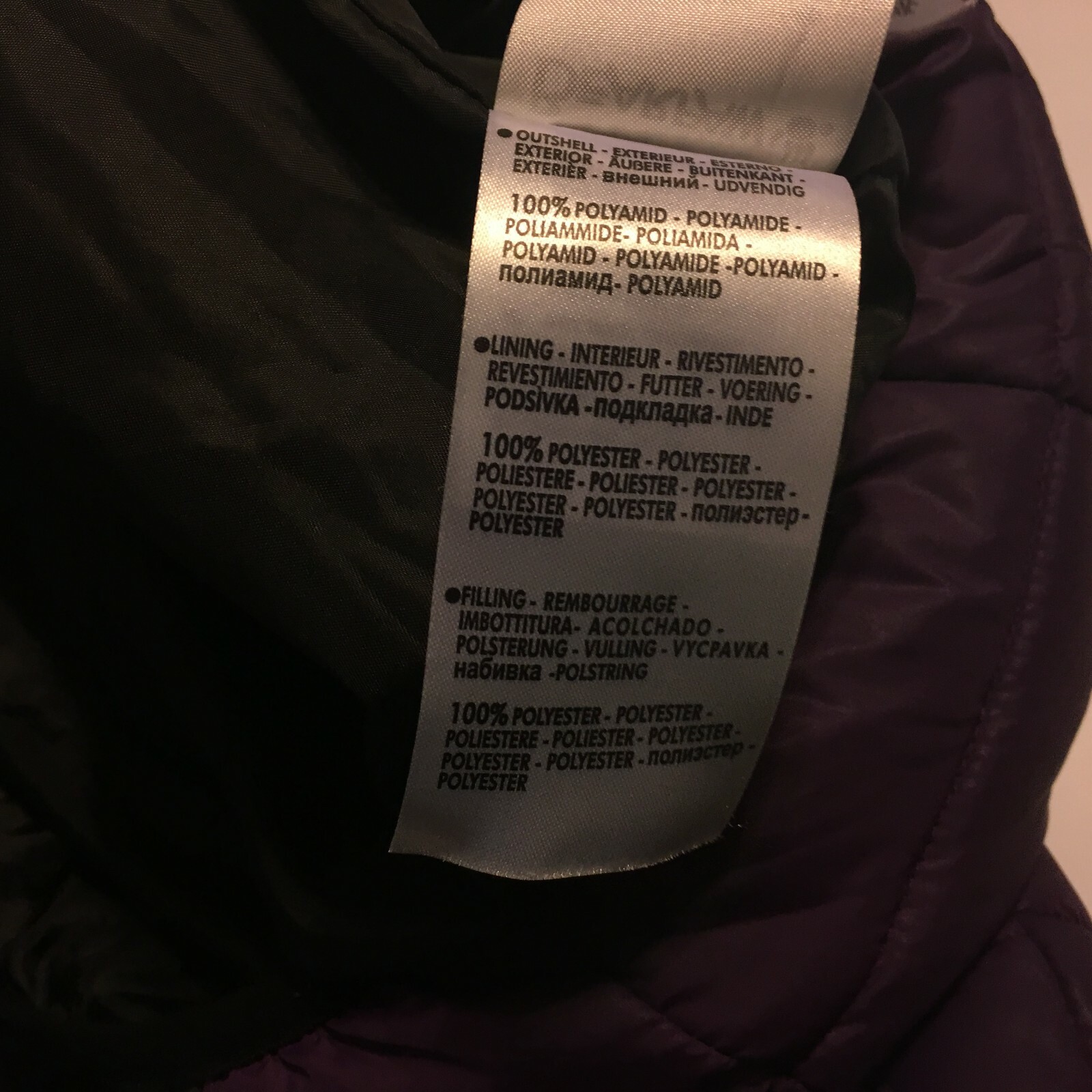 Bearpaw Womens L NWT Purple Quilted Fargo Coat Jacket Puffer Poly Fill ...
