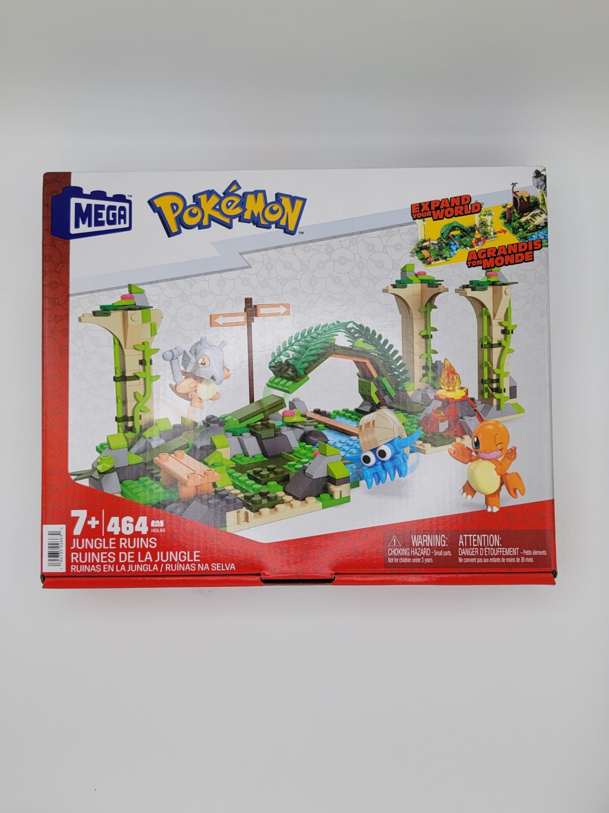 MEGA Pokémon Jungle Ruins Building Set With 464 Pcs, Motion & 3 ...