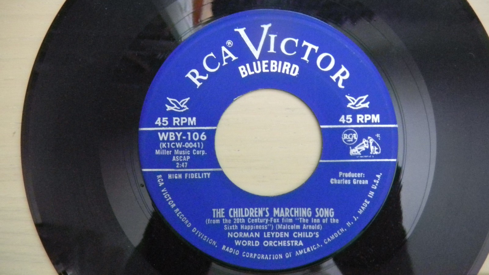 RCA Victor Bluebird Records THE CHILDREN'S MARCHING SONG 45 rpm 50s | eBay