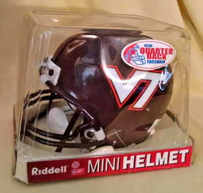 Virginia Tech Mini Virginia Tech Hokies CUSTOM Matte White Stars