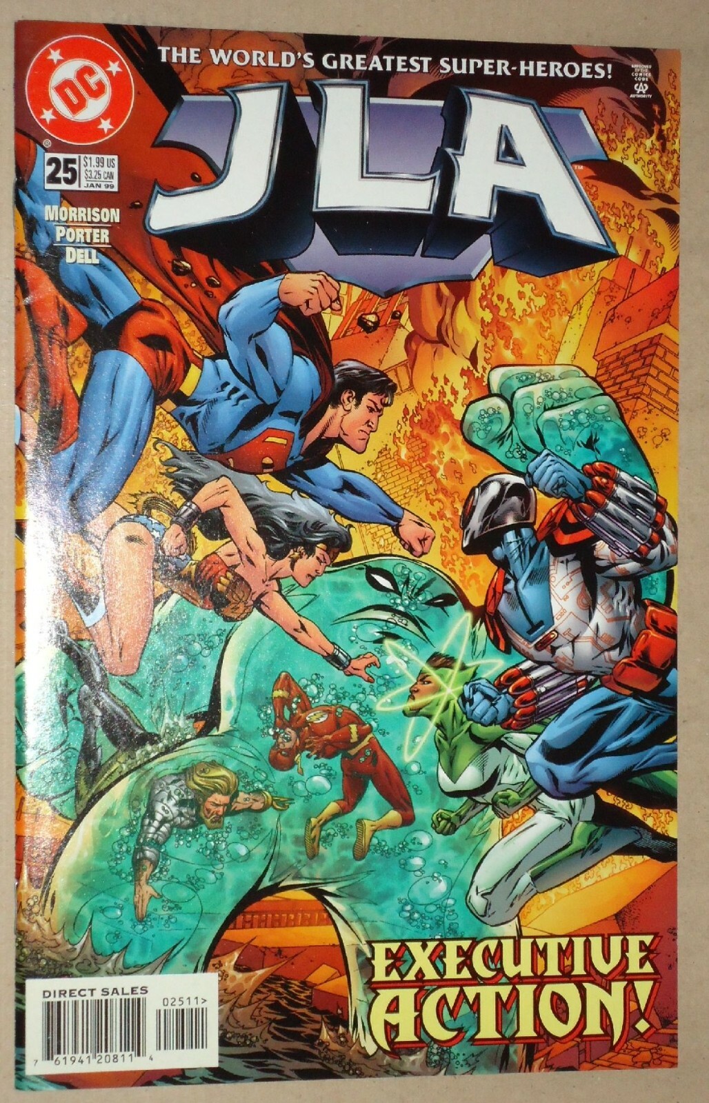 JLA Comics 10 Comic Lot FN #25-34 | eBay