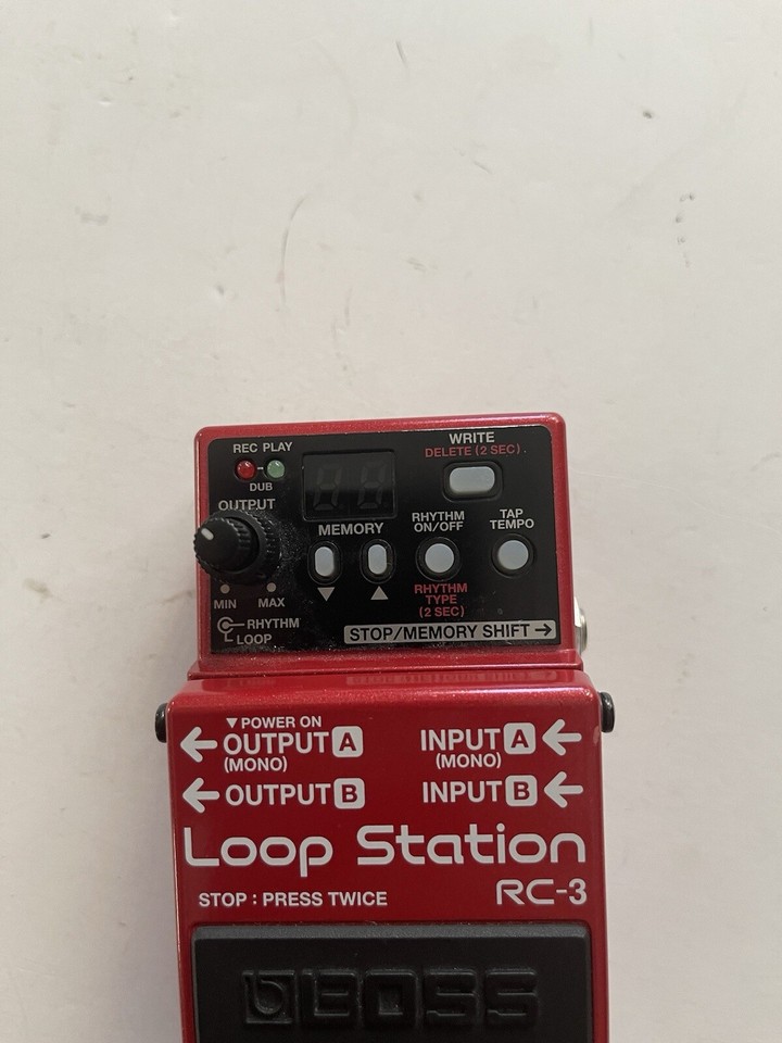 Boss Roland RC-3 Loop Station Phrase Recorder Sampler Guitar Effect ...