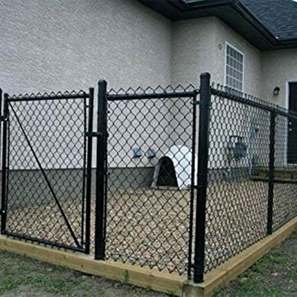 Fit-Right Adjustable Chain Link Gate Kit for Outdoor Decking & Fencing ...