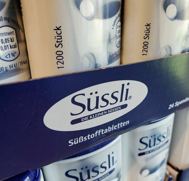 Süssli Sussli German Sweetener 4 Pack Compare to Huxol Stevia Truvia ...